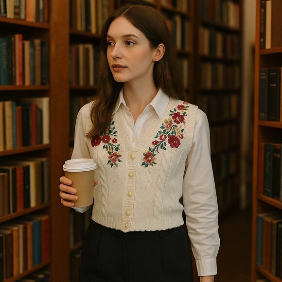 THE ORIGINAL RUSS SPORT COMPANY | Sweaters | Vintage Russ Sport Floral ...